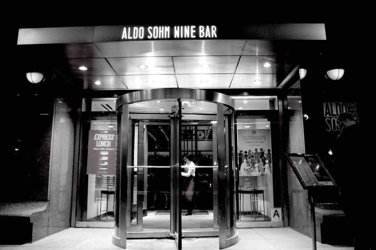 O wine bar: Aldo Sohm - Pisando em Uvas